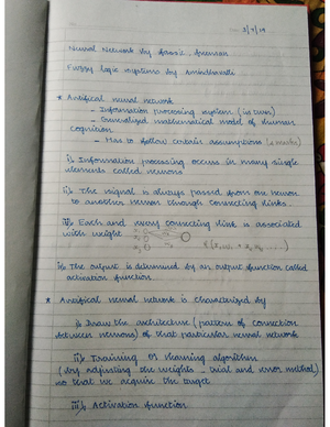 ANN UNIT 2 AND 3 QB - 18CSE388T & ARTIFICIAL NEURAL NETWORKS QUESTION BANK – UNIT 2 and 3 SHORT ...