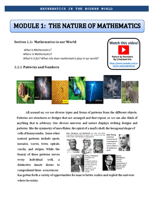 MMW Mid Terms Reviewer - Problem Solving Making sense of mathematics ...