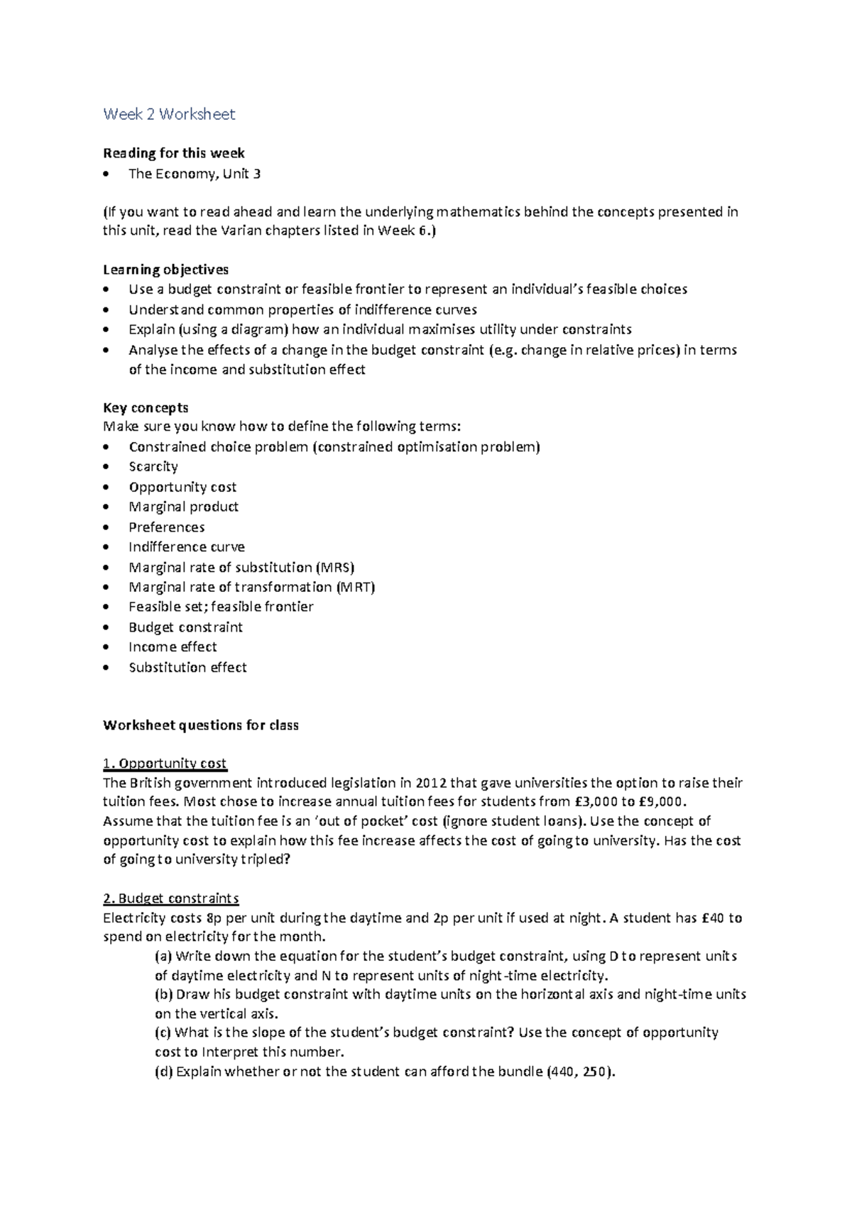 Week-2-worksheet - week 2 worksheet - Week 2 Worksheet Reading for this ...