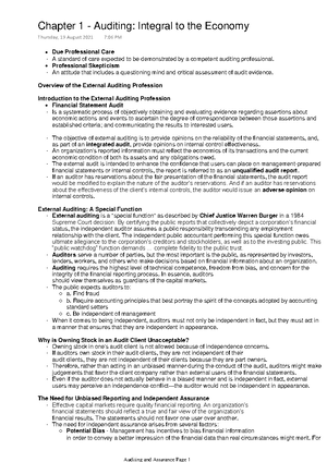 Chapter 9 Caselette - Audit of SHE - CHAPTER 9 – Audit of Shareholders ...