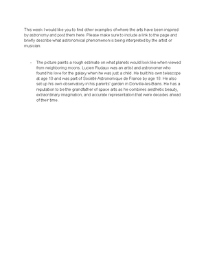 Lab 5 - Lab 5 - The Tools of Astronomy Before you begin: Create your ...