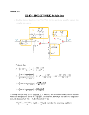 Homework 7-sol - IE 474 - Homework 7 - Solution Problem 1 Figure 1 ...