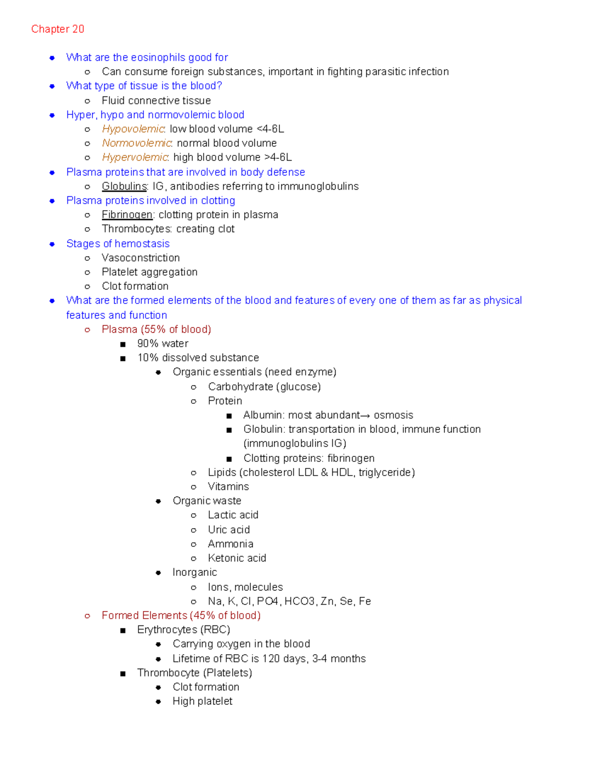 20, 21, 22, 23 ANAT 260 - Chapter 20, 21, 22, 23 study guide for ANAT 260 quiz - Chapter 20 What ...