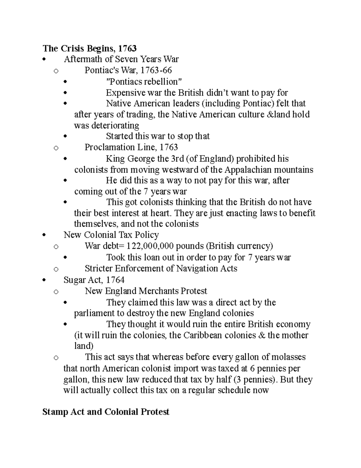 Imperial Crisis and the Making of the American Revolution, 1763-1776 ...