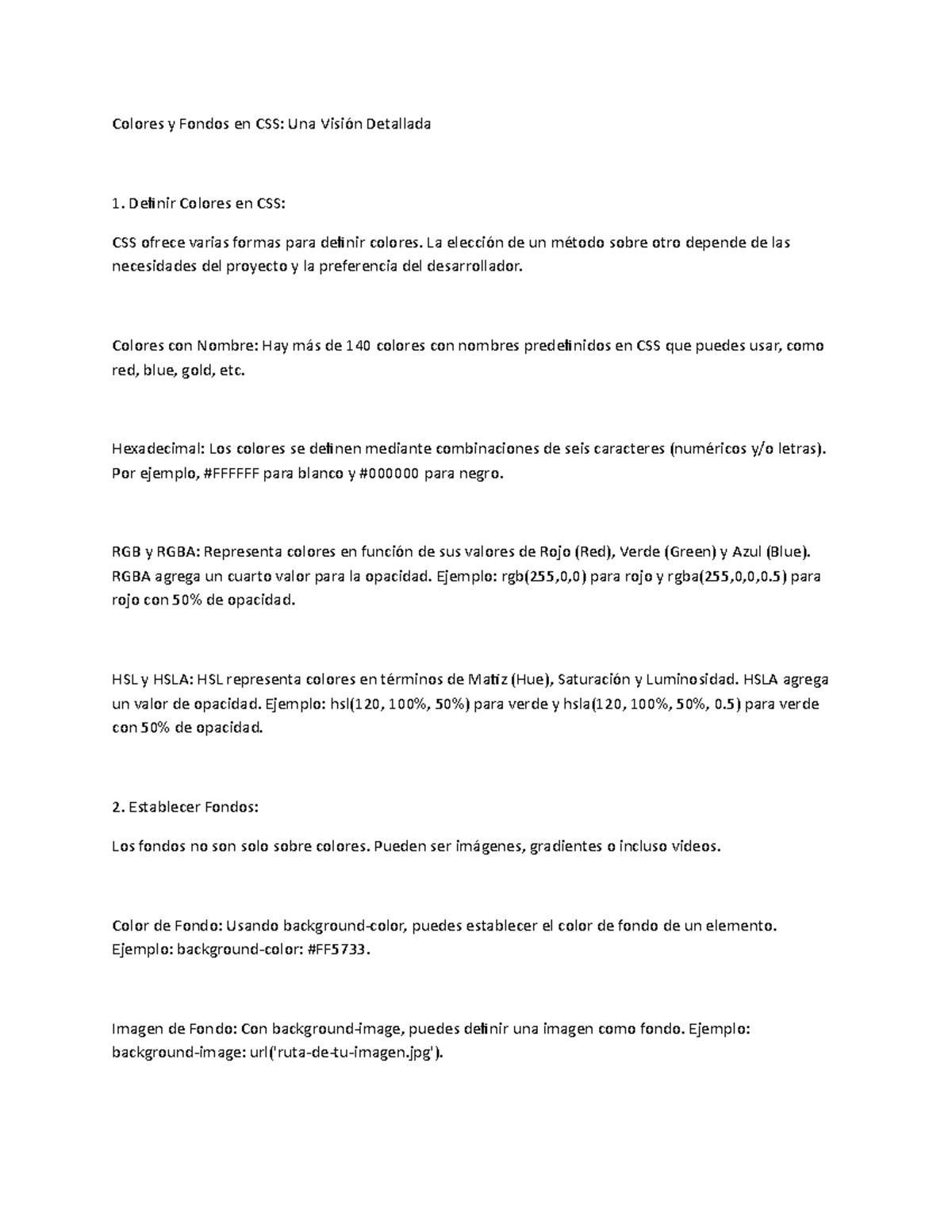 Colores y Fondos en CSS Una Visión Detallada - Colores y Fondos en CSS: Una Visión Detallada ...