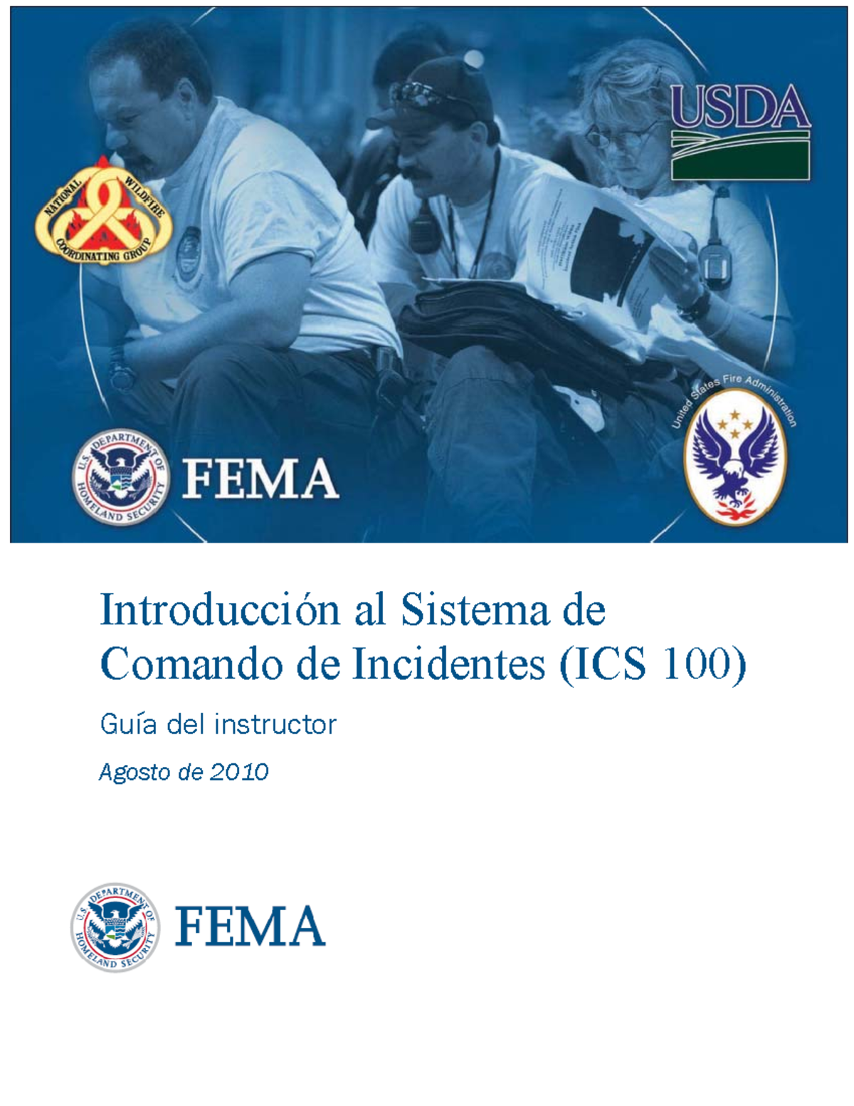 Introduccion al sistema de comandos de incidentes ISC FEMA ...