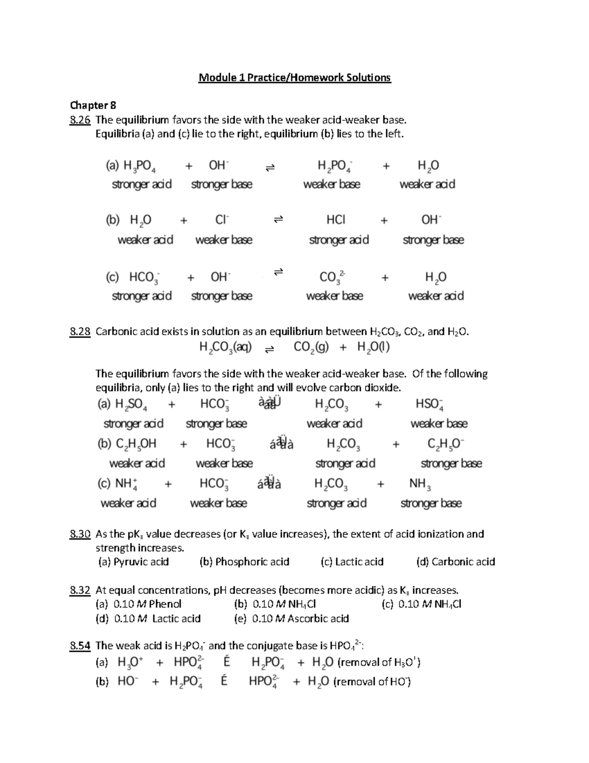 Module 1 Practice Solutions Module 1 Practice Homework Solutions