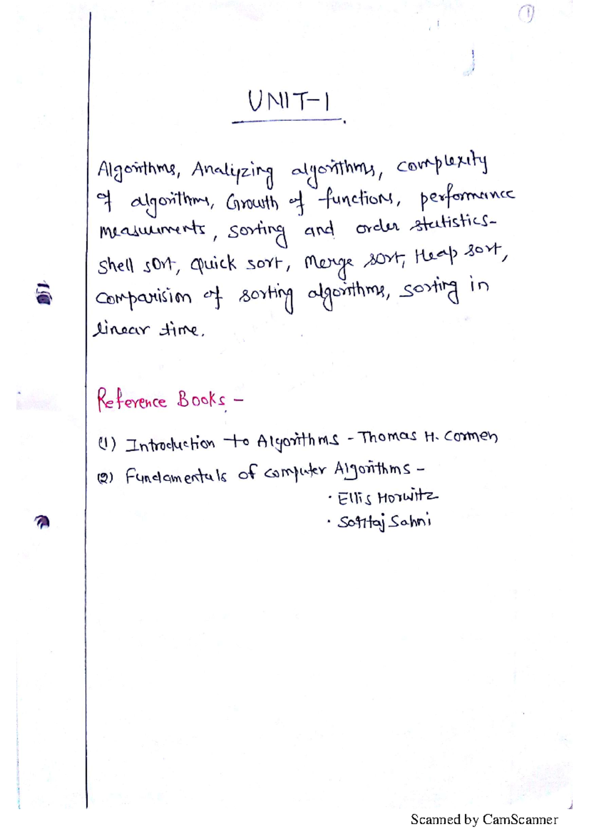New Doc 2017-08-15 - notes - Design And Analysis Of Algorithms - Studocu