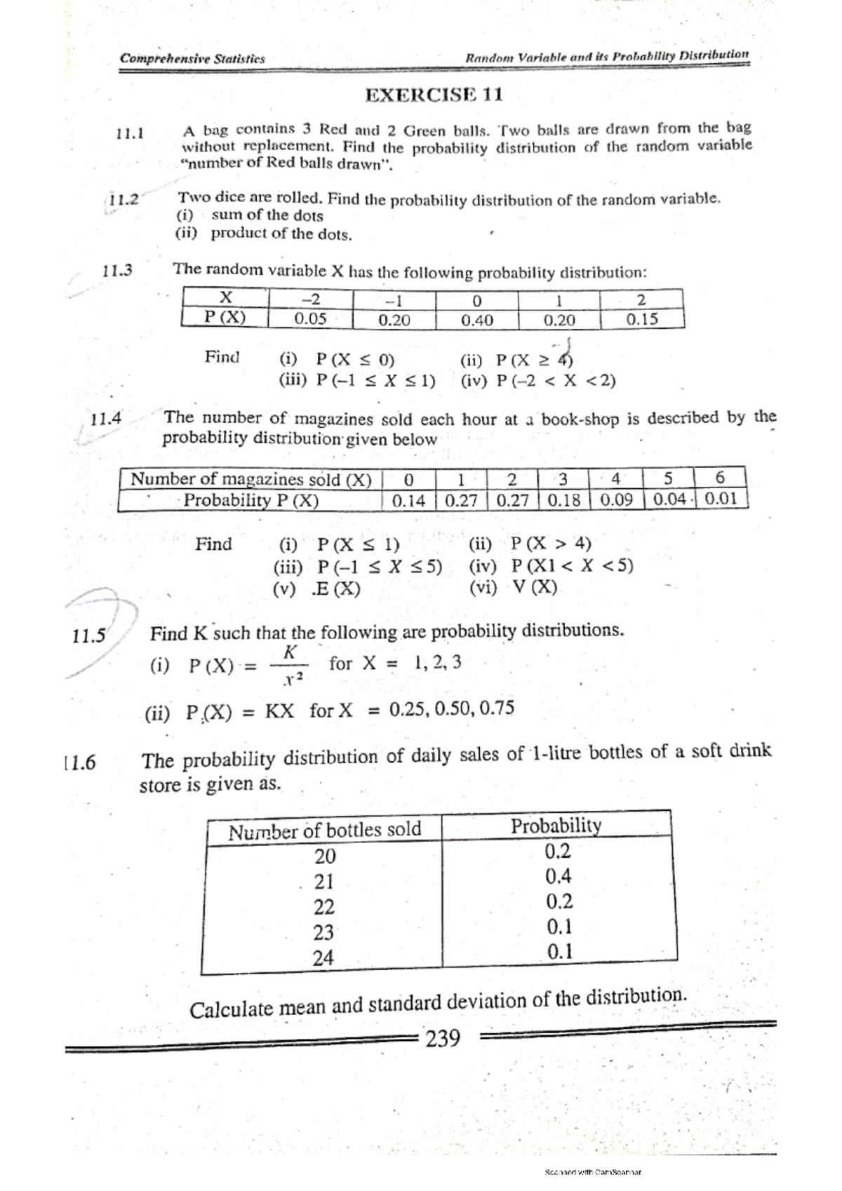Random variable distribution - Financial Management - Studocu