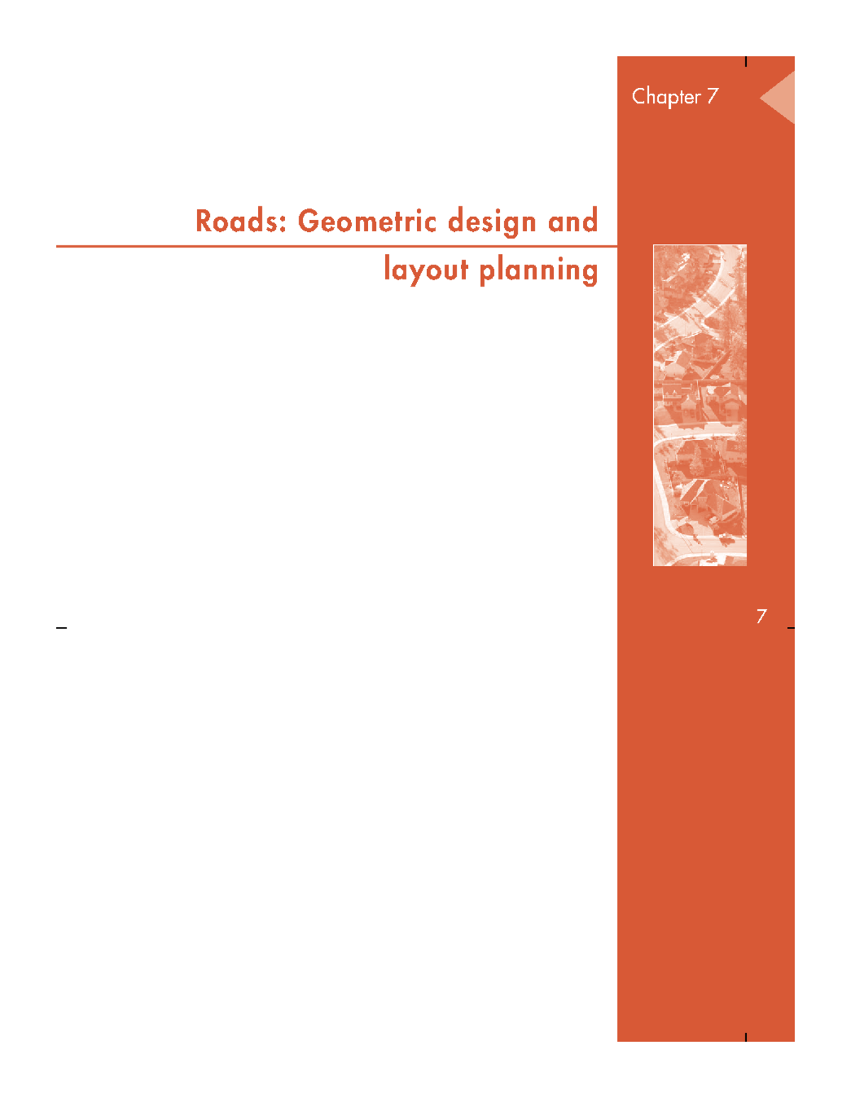 Chapter 07 Vol II Roads - design - Roads:฀Geometric฀design฀and layout ...