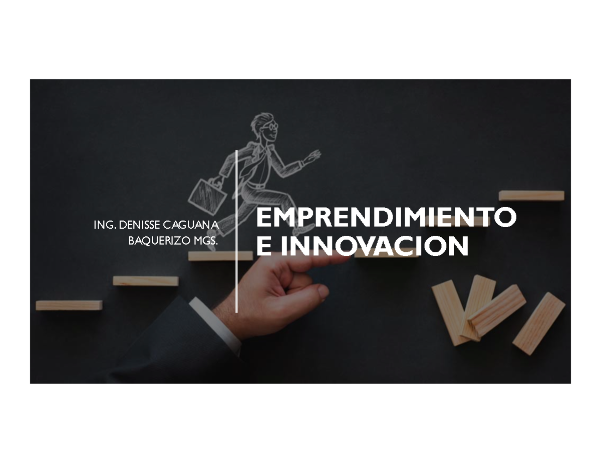 Emprendimineto E Innovación Primer Parcial - EMPRENDIMIENTO E ...