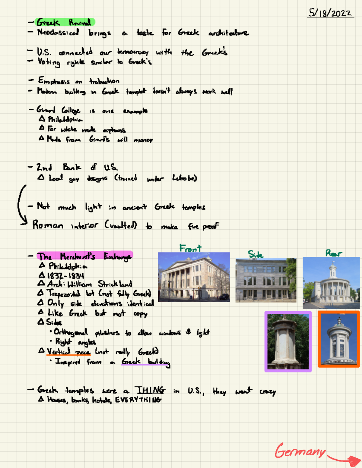 Arch Society 143 Part8 - Taught by Mark Brack - 5/18/ Greek Revival ...