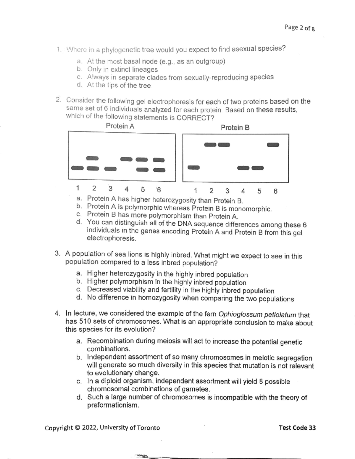 2022-10-17 17-07 - Test 1 - Bio120H1 - Studocu