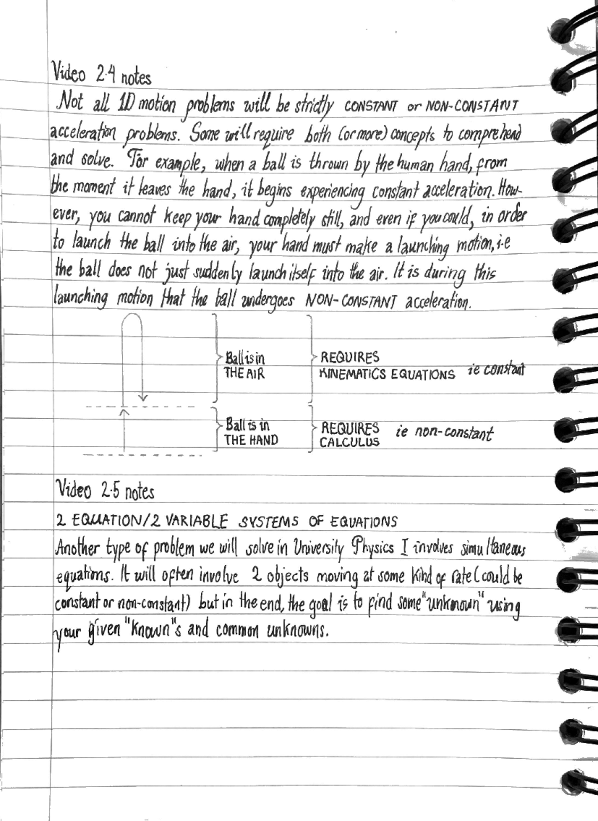 UP1 video notes 2.4 & 2.5: 2-equation 2-variable Systems of Equations ...