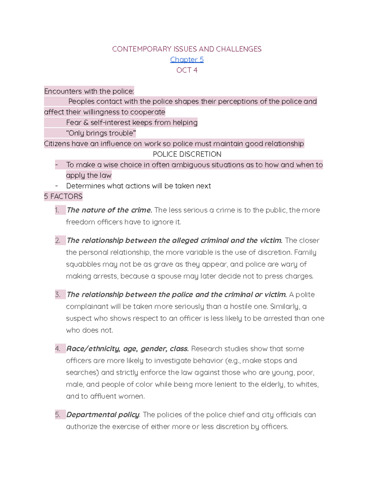 CHP5 Contemporary Issues and Challenges - CONTEMPORARY ISSUES AND ...
