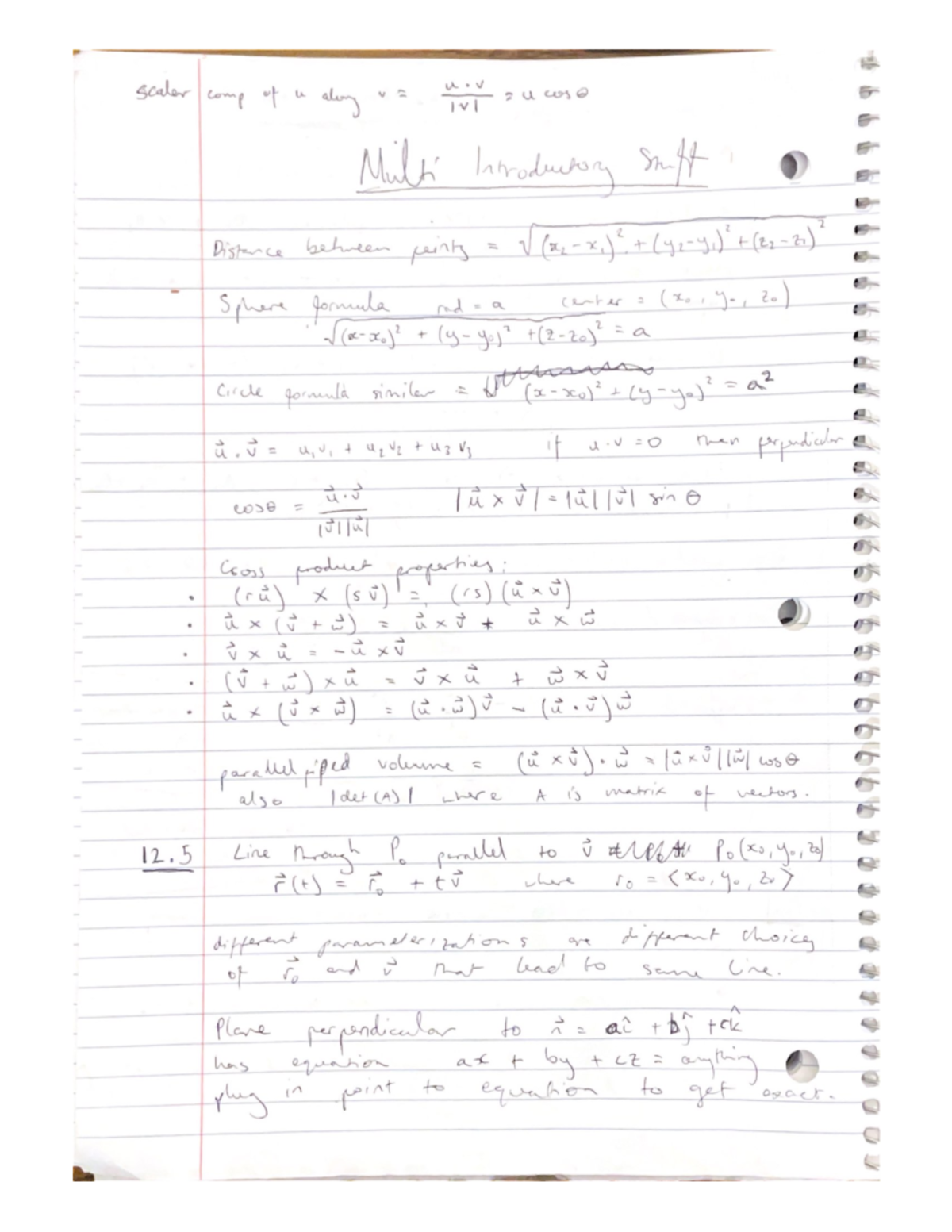 2550 Notes Part 1 - Math 2550 - Studocu