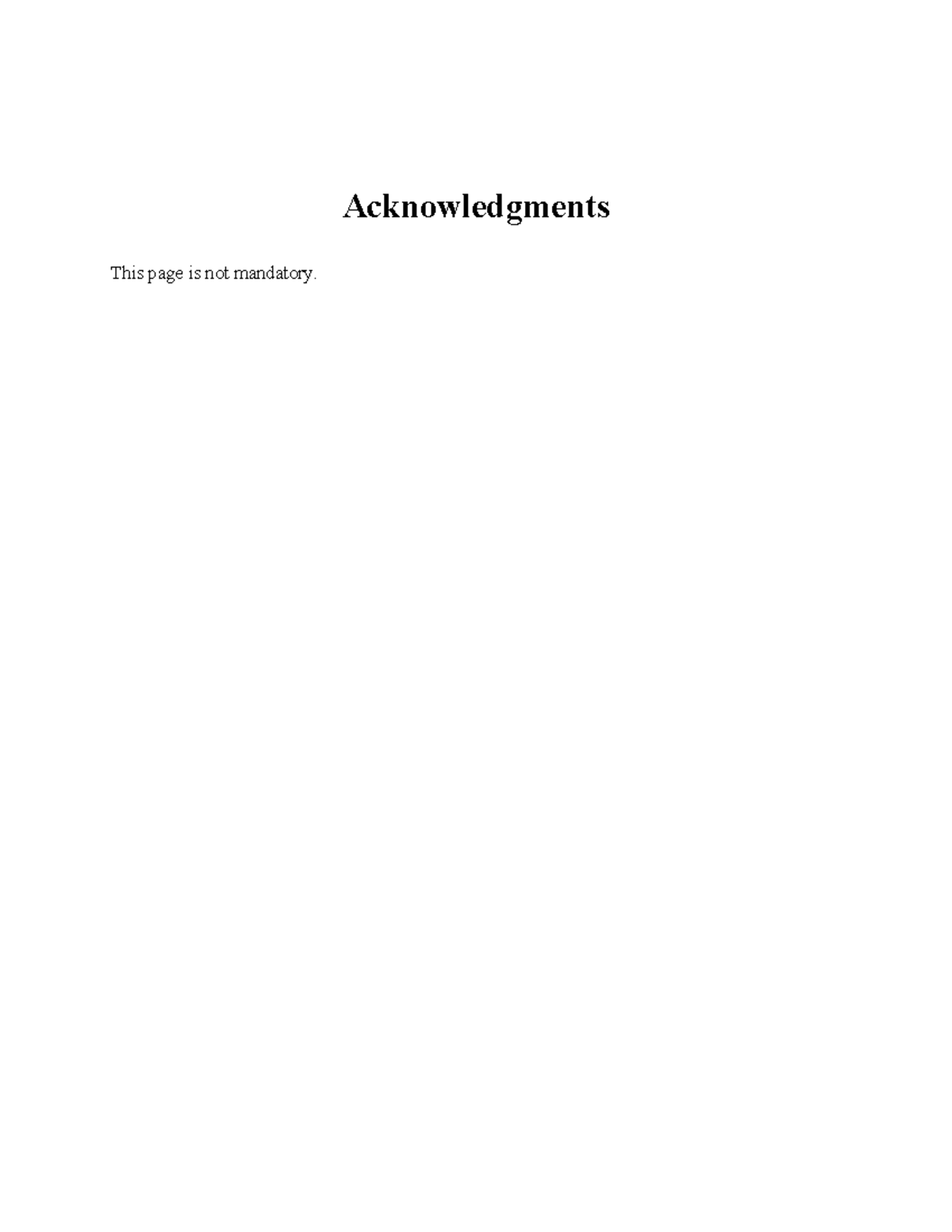Final 5 - Acknowledgments This page is not mandatory. Index ...