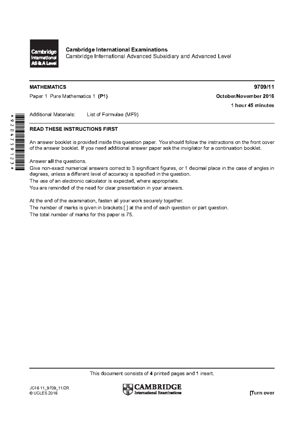 9709 w16 qp 11 - Best Geo papers - 9204759123 Cambridge International ...