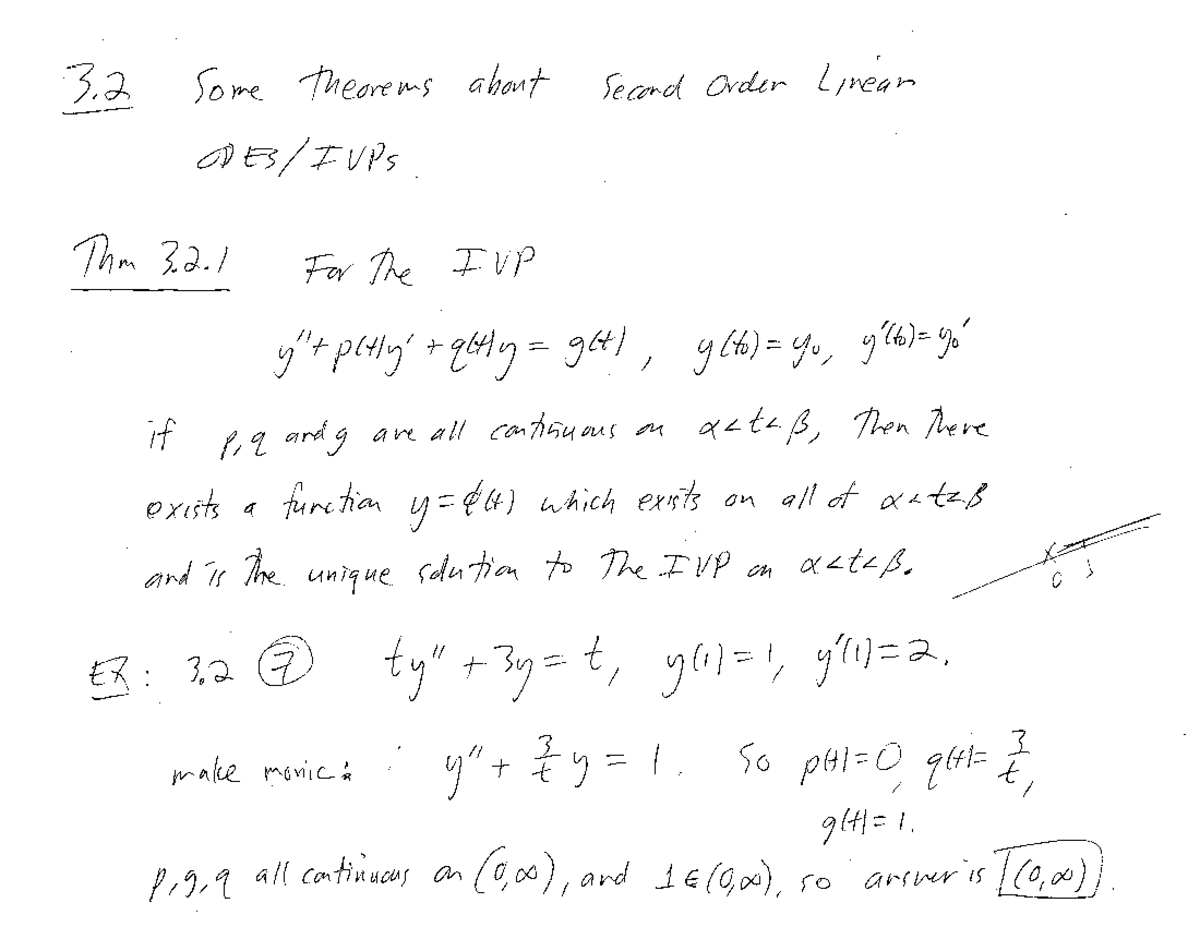 Lecture notes, lecture 10 - MATH 315 - Studocu
