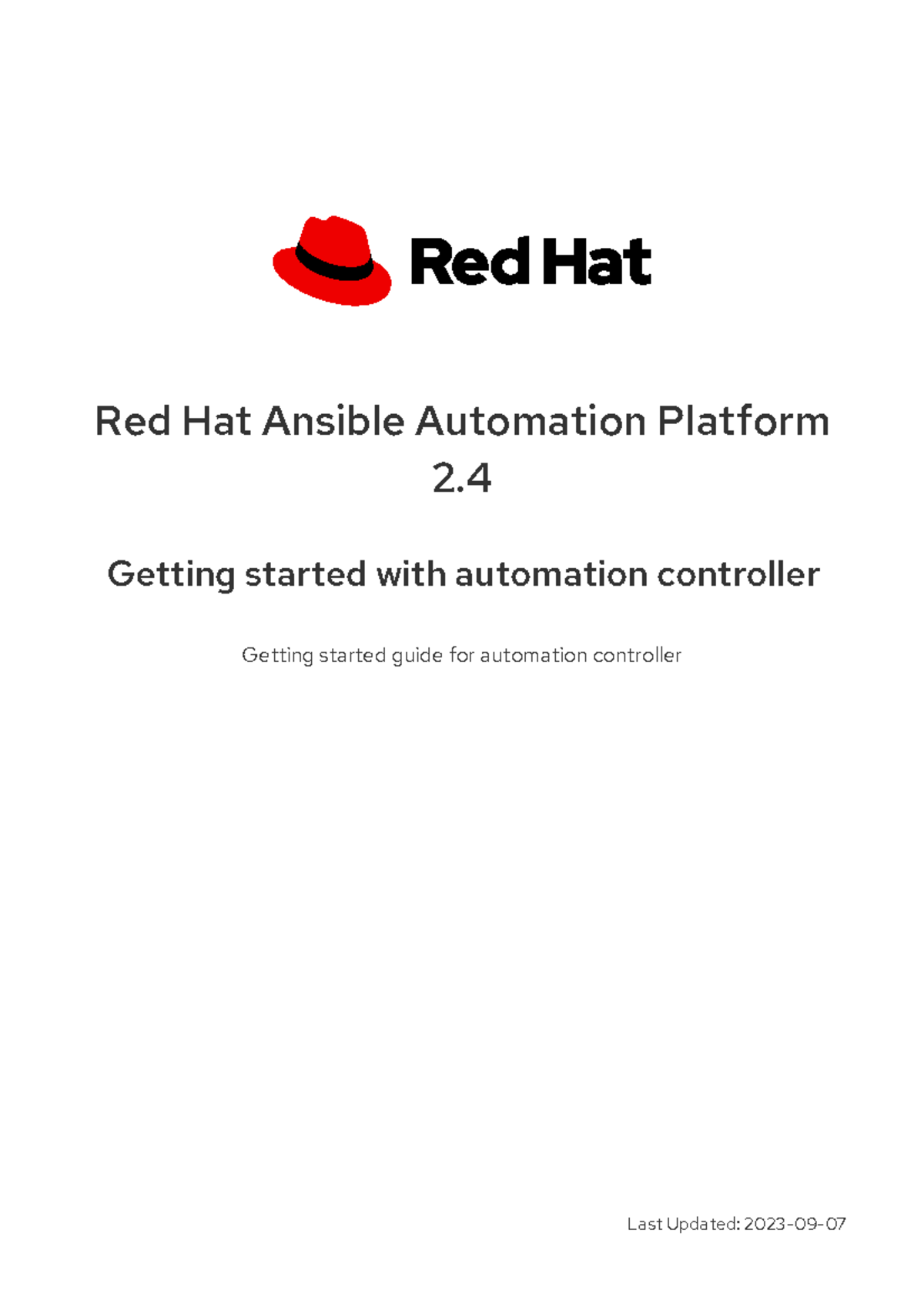 Red hat ansible automation platform-2 - Red Hat Ansible Automation ...