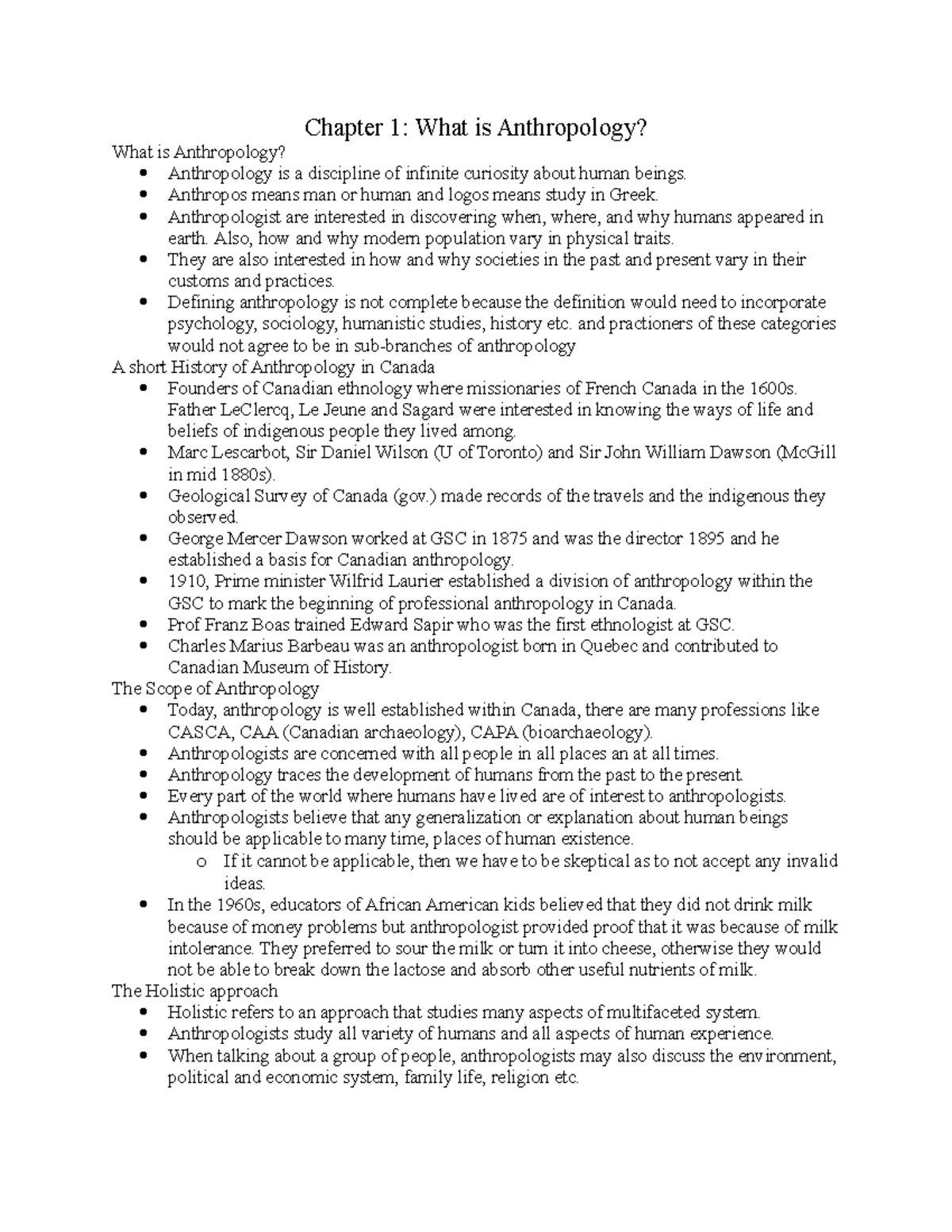 Chapter 1 - Chapter 1: What is Anthropology? What is Anthropology? Anthropology is a discipline ...