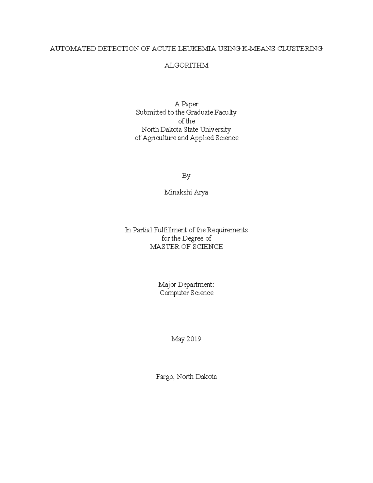 No code - nothing - AUTOMATED DETECTION OF ACUTE LEUKEMIA USING K-MEANS CLUSTERING ALGORITHM A ...