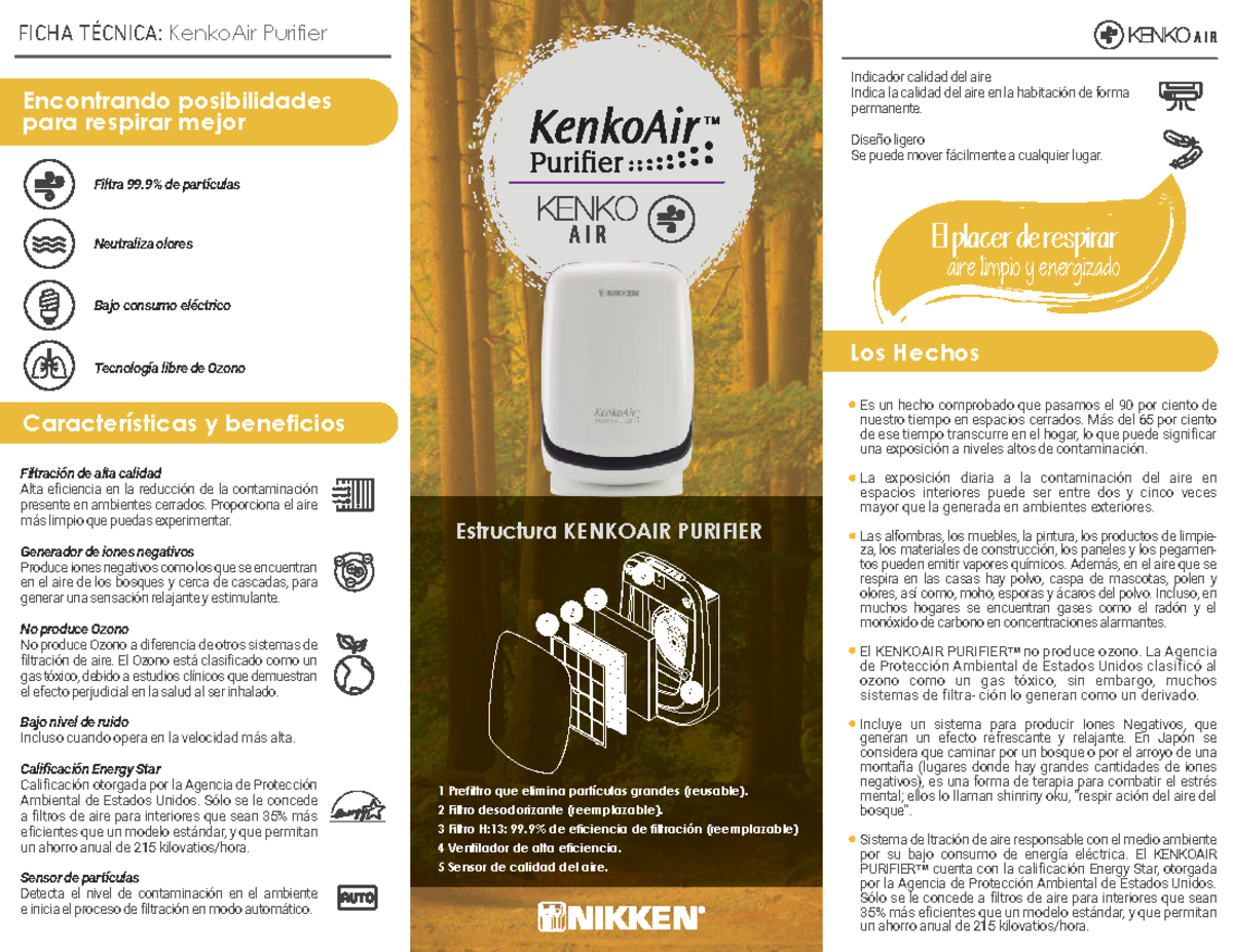 Kenko Air - asfdf - Los Hechos 1 Prefiltro que elimina partÌculas ...