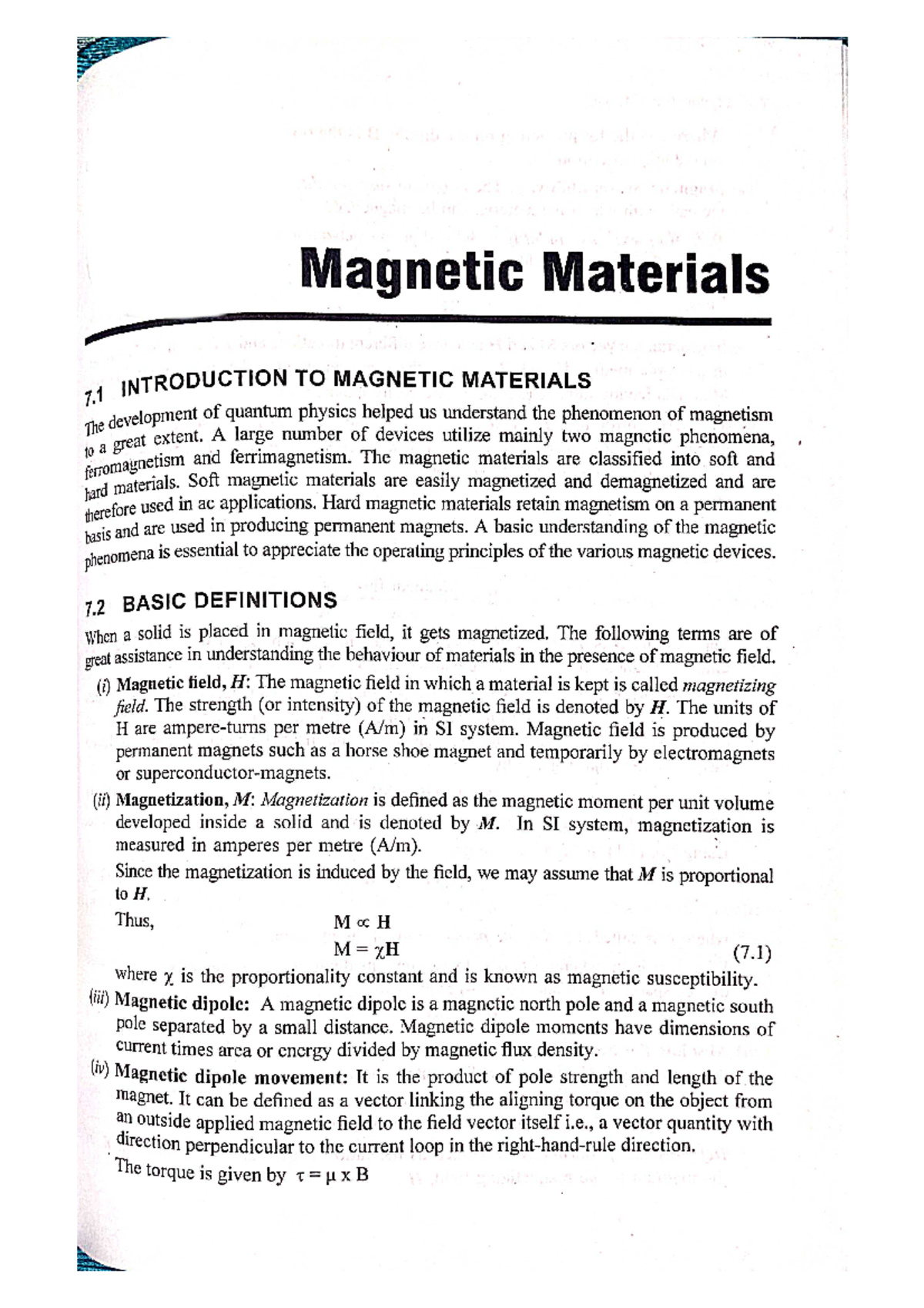 a to z about magnetic materials - physics - Magnetic Materials ...