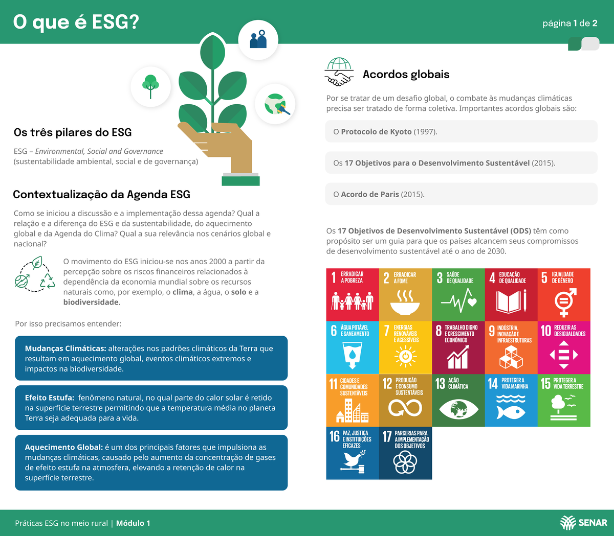 Mapa-Mental Módulo 1 - Resumo Psicologia - O que é ESG? Práticas ESG no meio rural | Módulo 1 ...