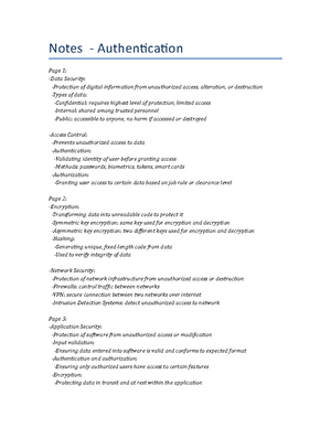 Lecture notes - Threat Modeling - Notes - Threat Modeling Sure, here ...