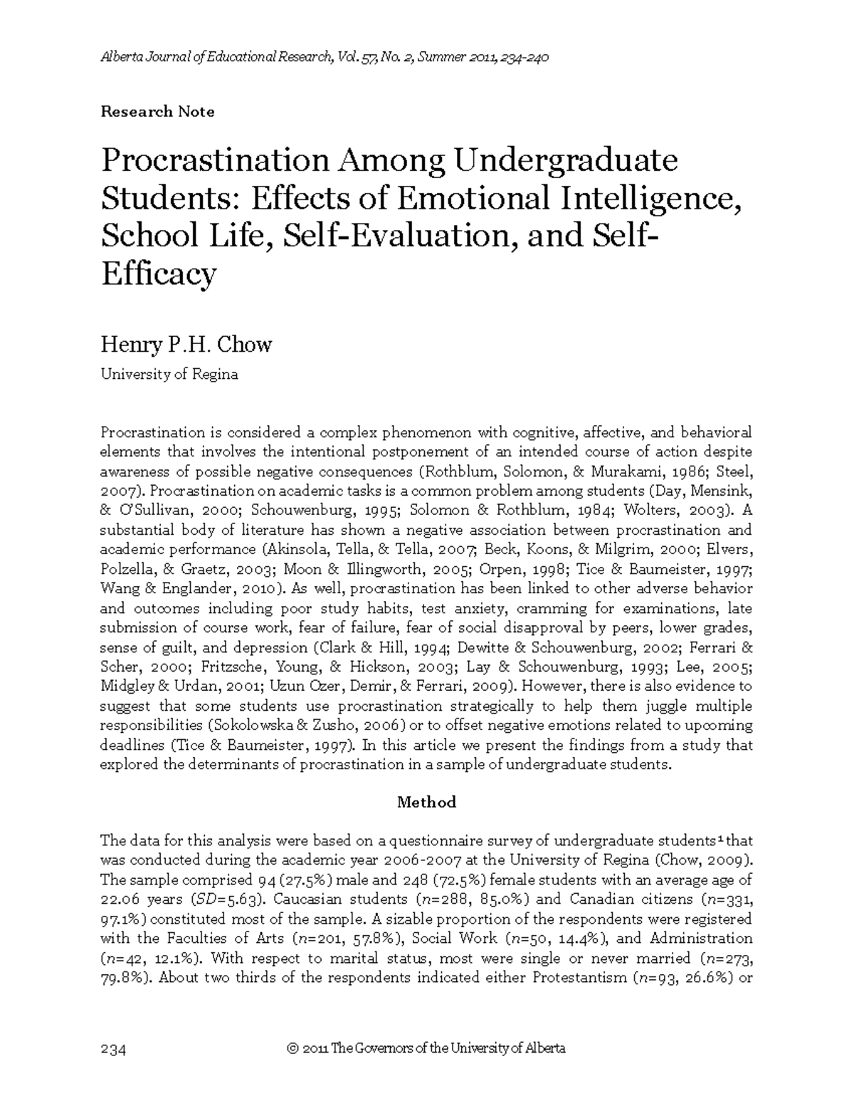 Admin,+AJER-57 - this research is all about procrastination of students ...