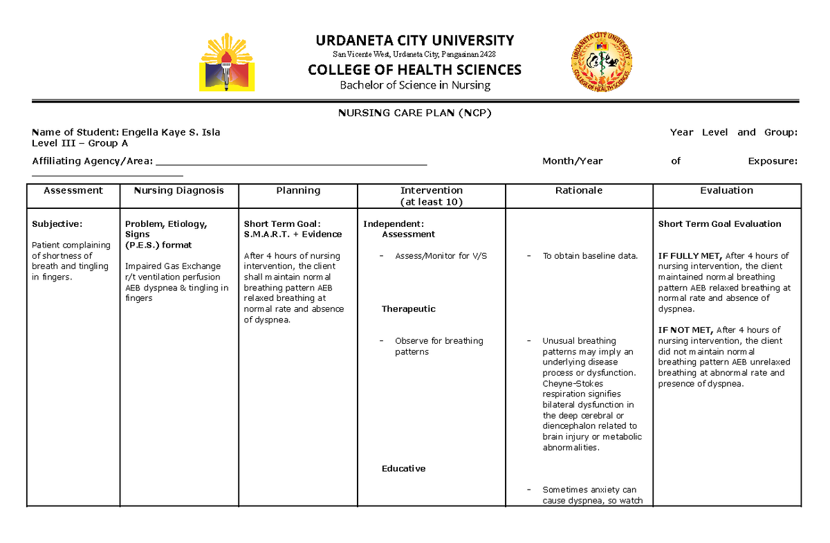Case Study Documents - URDANETA CITY UNIVERSITY San Vicente West ...