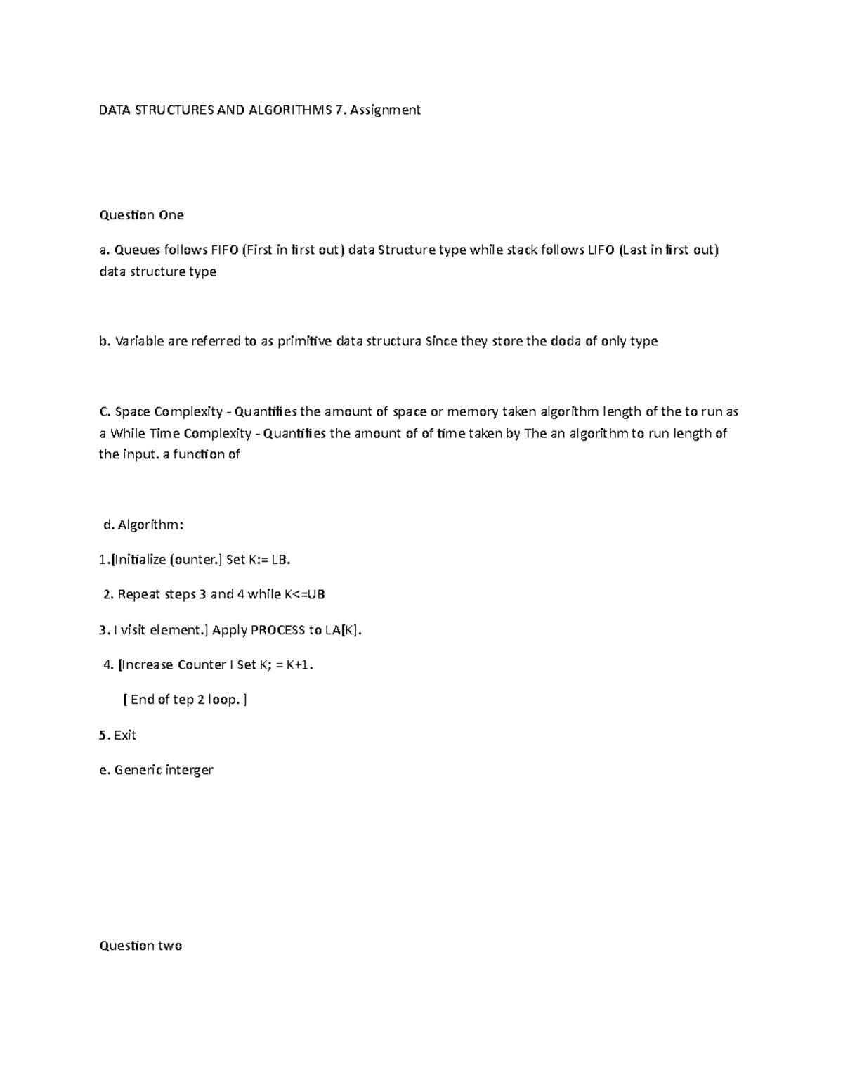 Group 25 - 2022 2023 - DATA STRUCTURES AND ALGORITHMS 7. Assignment ...