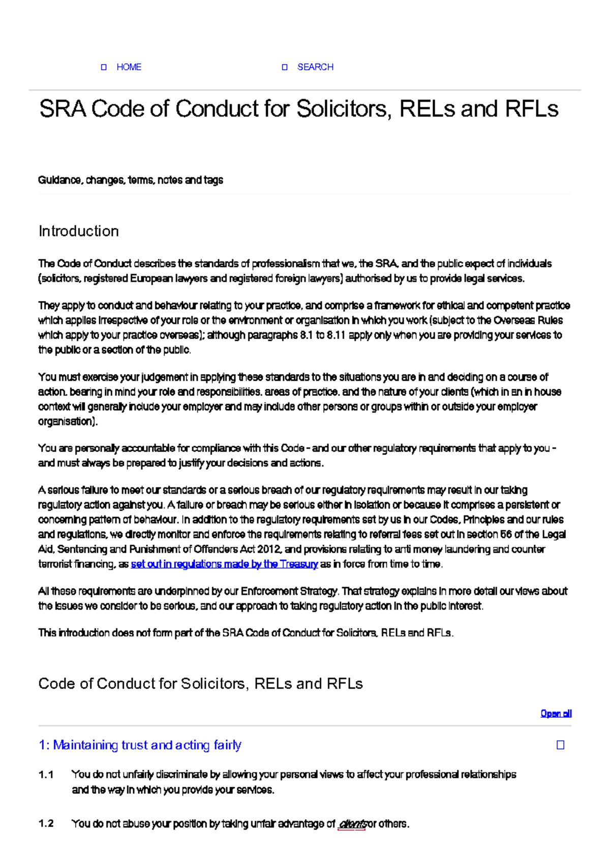 SRA CCS 2019 - xxxx - SRA Code of Conduct for Solicitors, RELs and RFLs ...
