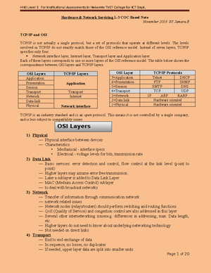 Handout 1 - Introduction to Computer Networking - Introduction 1 What is a computer network? A ...