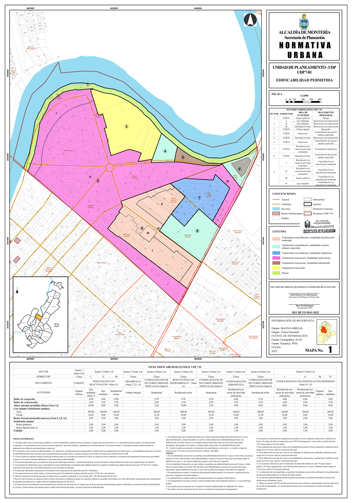UDP 7-01 Edificabilidad - IV III III I II I II Barrio El Recreo Barrio Villa Luz Barrio La ...