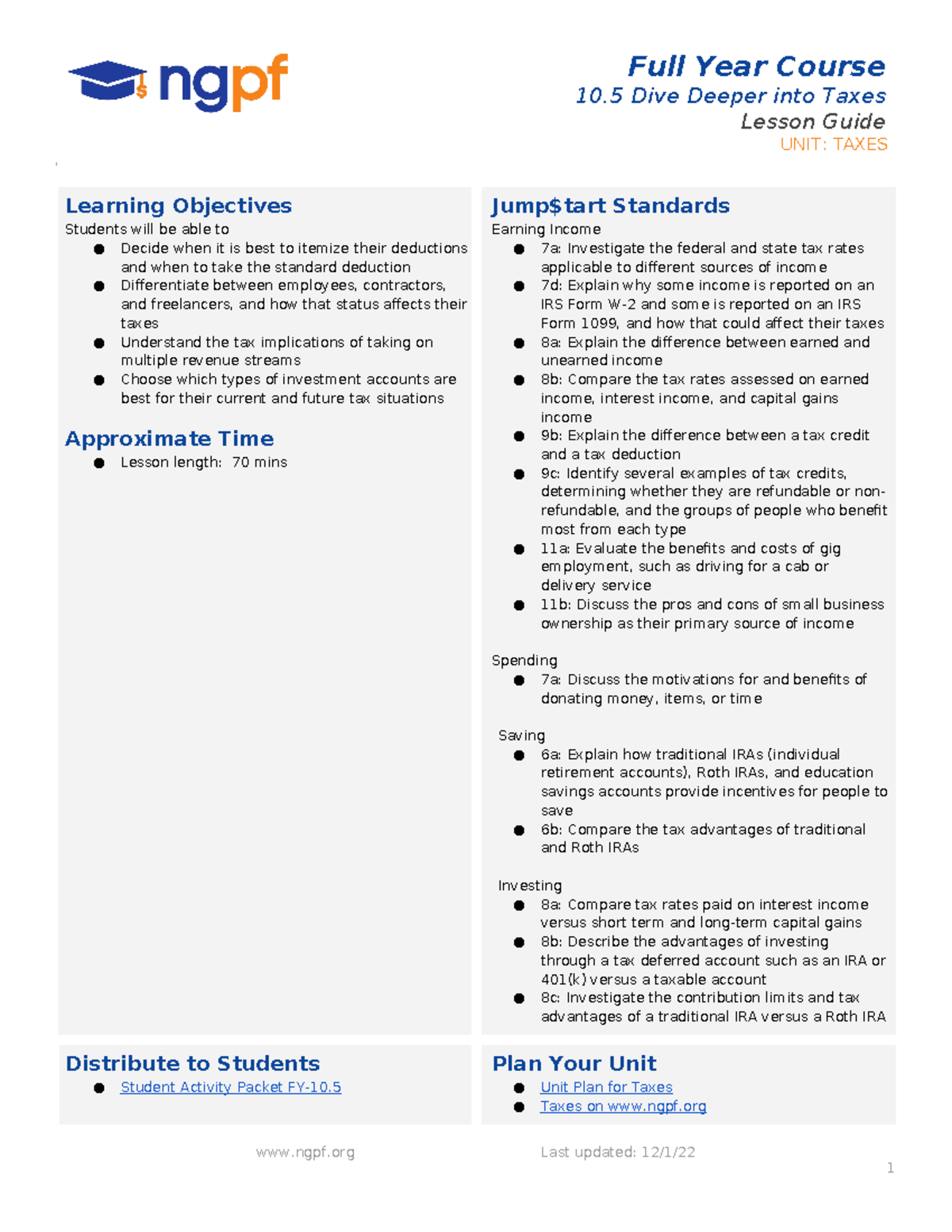 FY-10.5 Lesson Guide copy copy copy - Full Year Course 10 Dive Deeper ...