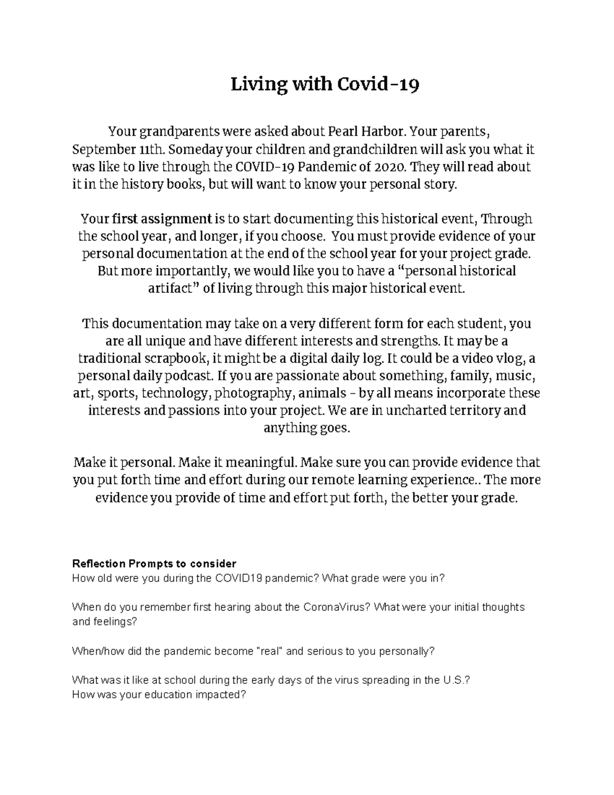 Living with Covid-19 - example - Living with Covid- Your grandparents ...