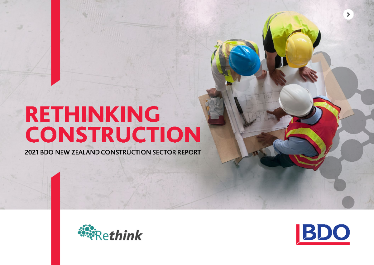 2021 BDO Construction Sector Report - RETHINKING CONSTRUCTION ...