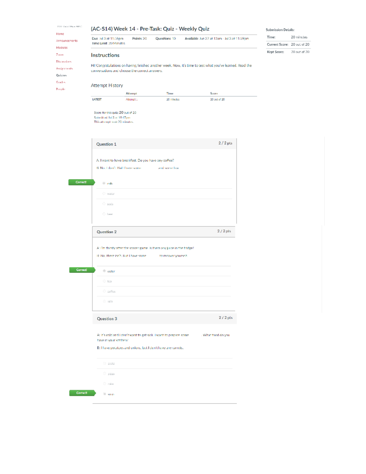 (AC-S14) Week 14 - (AC-S14) Week 14 - Pre-Task: Quiz - Weekly Quiz ...