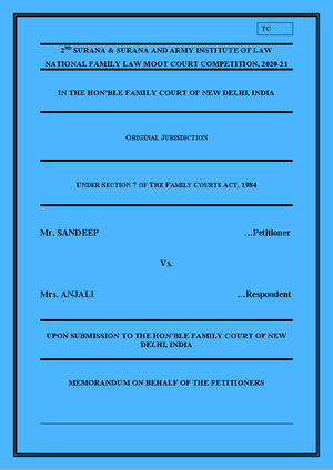 Moot Court Introduction - What is a Moot Court? Moot court is one of ...
