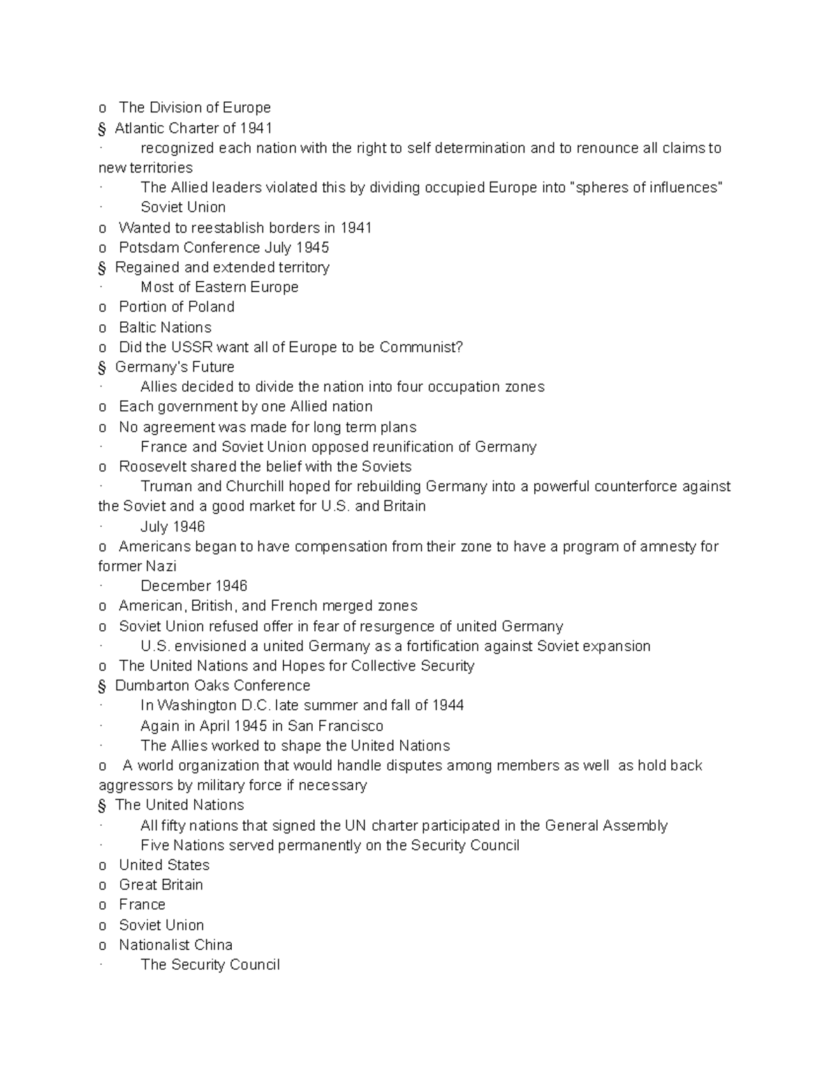 History note 121* - These are my details notes for this class. - o The ...