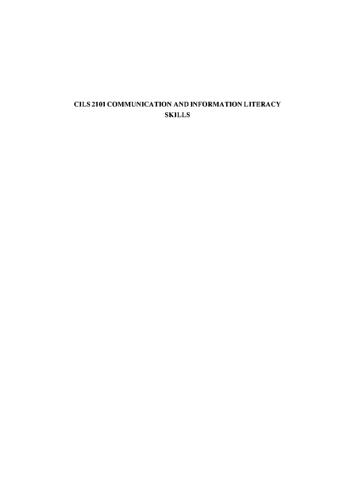 Communication Skills 1 A Few Concepts To Note And Clarify In The 1