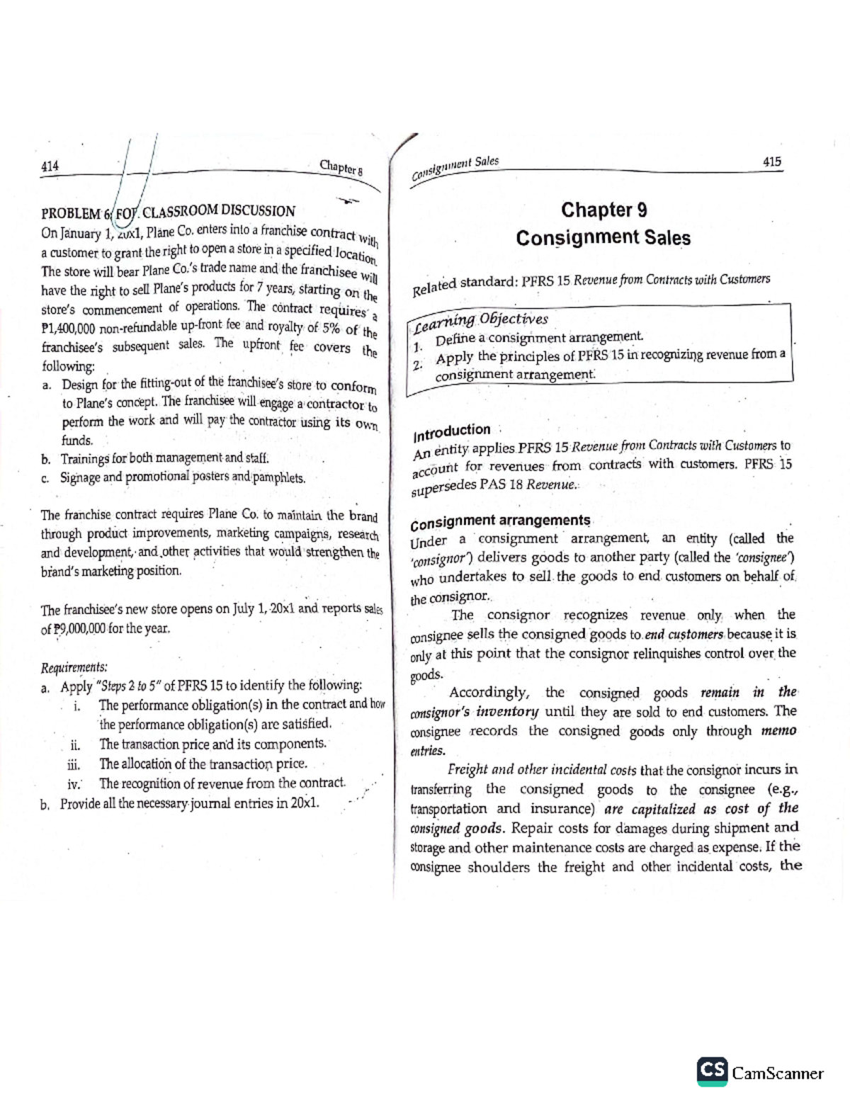 Chapter 9- Consignment - Accounting - Studocu