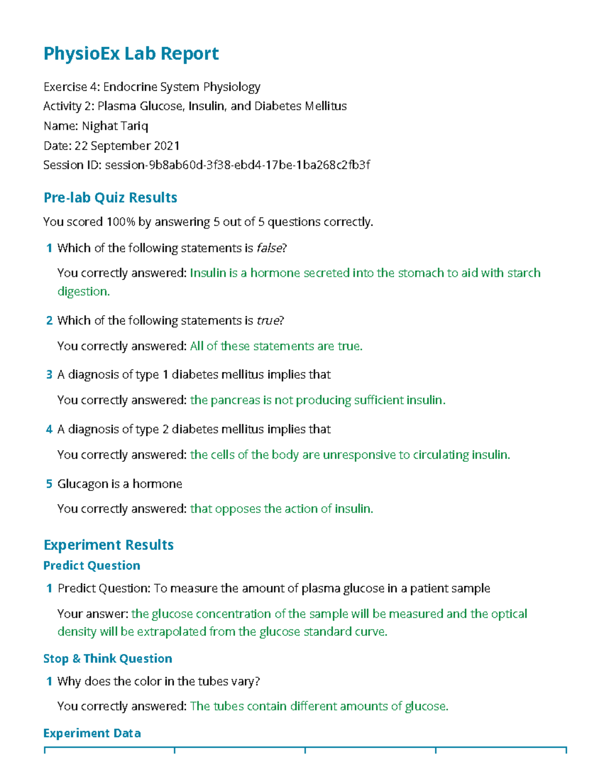 Physio Ex Exercise 4 Activity2 MyLab Pearson - PhysioEx Lab Report ...
