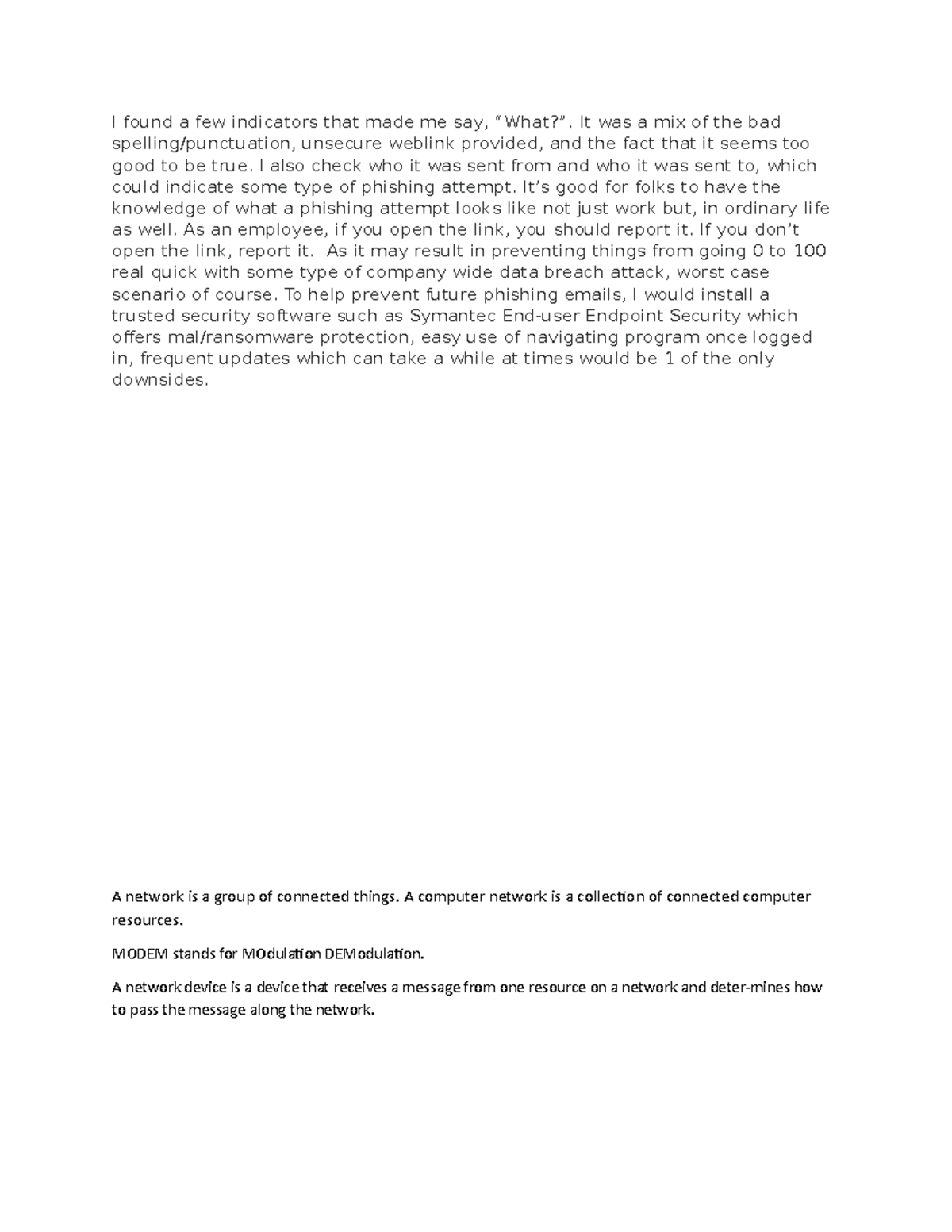 Fund Info Tech Wk 3Board Answers Notes - I found a few indicators that ...