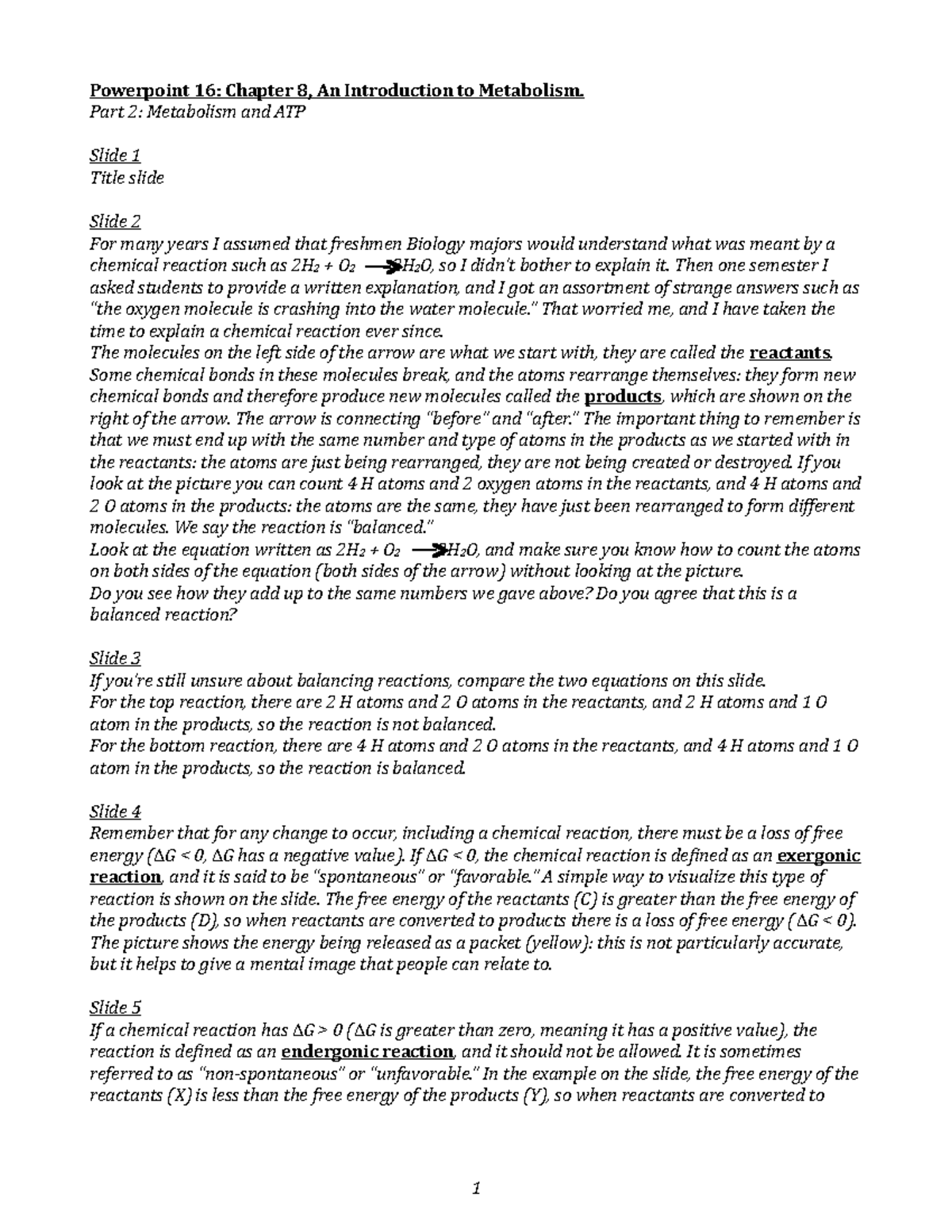 Quia Ap Chapter 8 An Introduction To Metabolism Detailed The Diagram ...