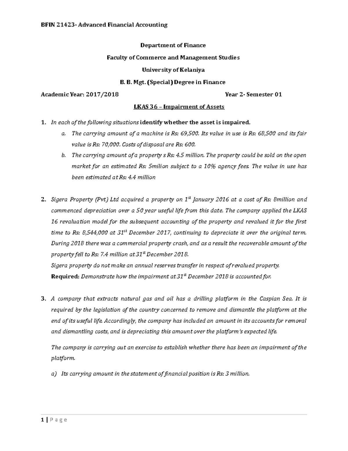 Tutorial 05 - LKAS 36 - accounts - BFIN 21423- Advanced Financial ...