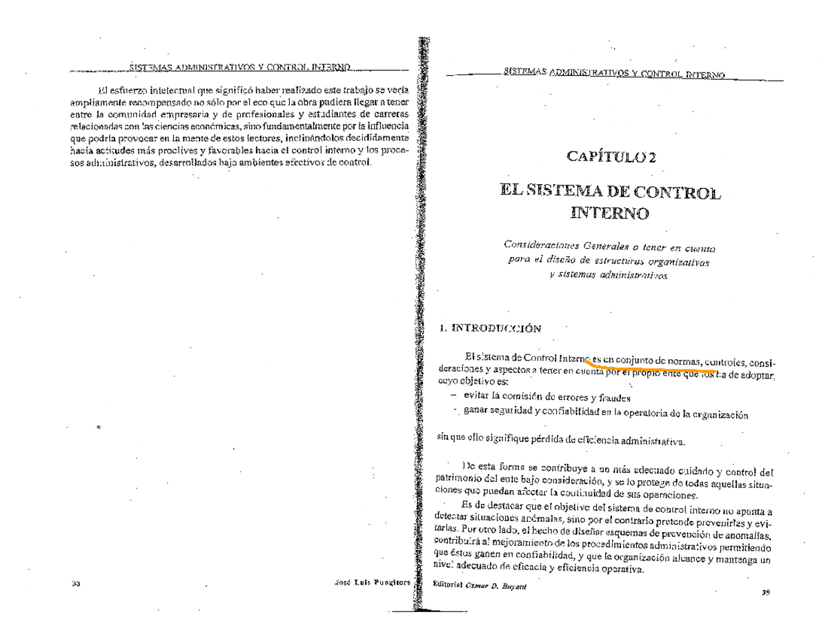 Bibliografia- Control- Interno 3 - Procedimientos Administrativos - Studocu