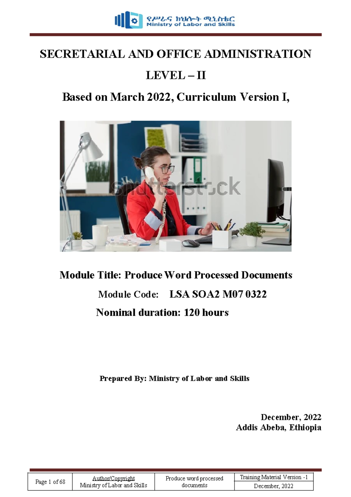 7 SOA L-II 2015 Produce Word Processed Documents - SECRETARIAL AND ...